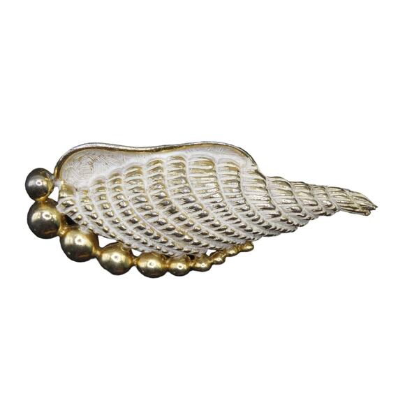 Sarah Coventry | Jewelry | Vintage Brooch Ebb Tide Sea Shell Pin Gold ...